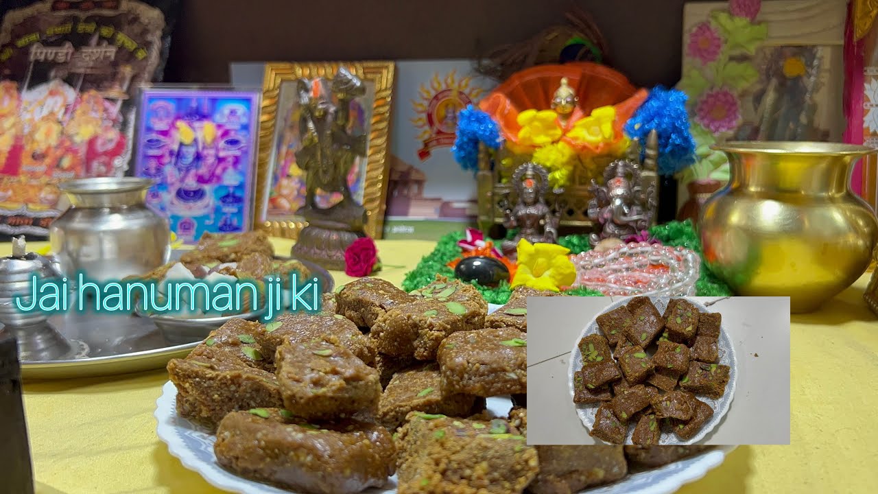 Hanuman janmotsav par jaggery cake 🍰 recipe 😋💕 - YouTube