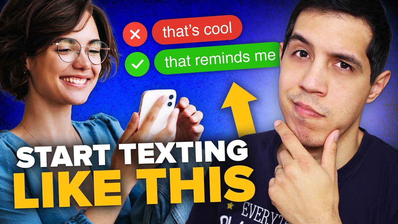 Two Ways To STOP Being a BORING Texter (Use These Techniques!) - YouTube