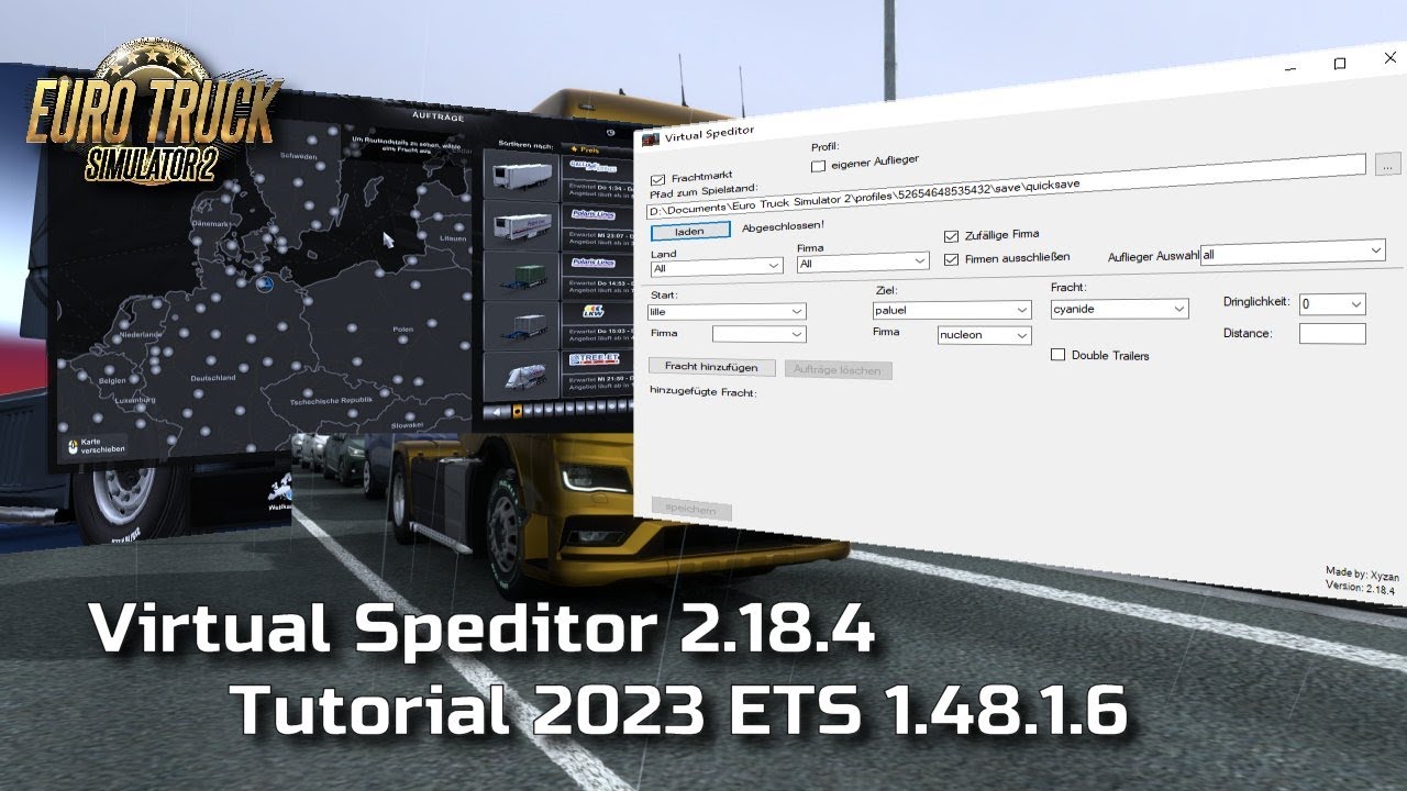 Virtual Speditor für ETS2 und ATS - Tutorial 2023 - YouTube