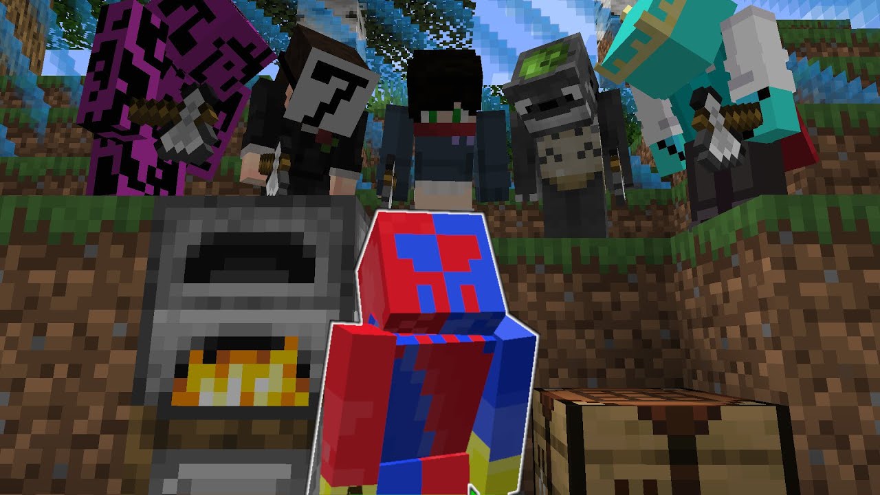 Minecraft Survivor VS 5 Hitmen - YouTube