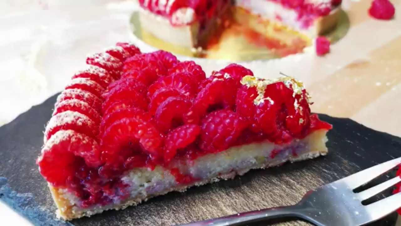 How to Make the Easiest Raspberry Tart | Raspberry & Almond Tart Recipe ...