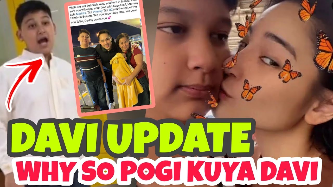 TEAM TARAH UPDATE.. BINATA NA TALAGA SI KUYA DAVI AT ANG GWAPO NAMAN TALAGA ️ - YouTube