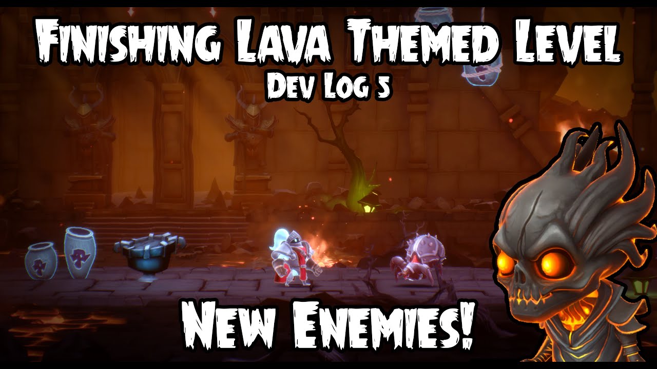 Making a Lava Level for my Solo Indie Game | Updates! #devlog #gameart ...