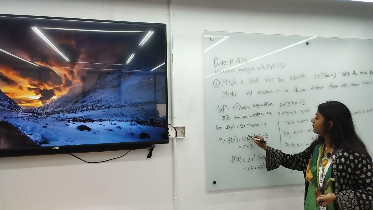 Numerical Analysis with MATLAB | L-9 | Batch-2 | Section-B+D|CSE|Sampa Banik|University of ...