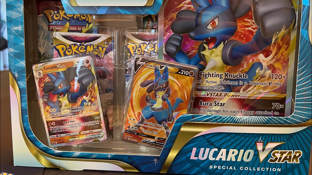 Poke Family - Lucario Vstar Special Collection - Opening Goodness ...