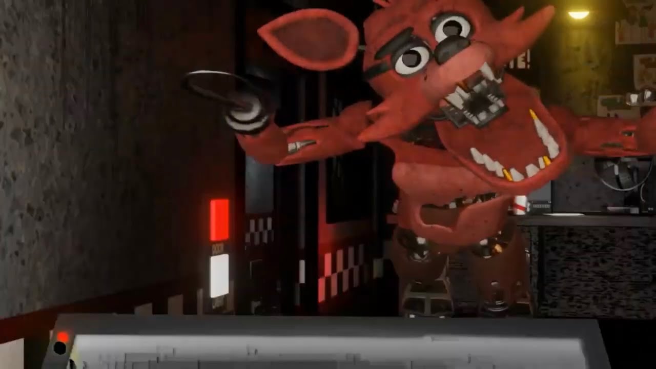 FIVE NIGHTS AT FREDDY'S FOXY JUMPSCARE REMAKE (FNAF BLENDER ANIMATION ...