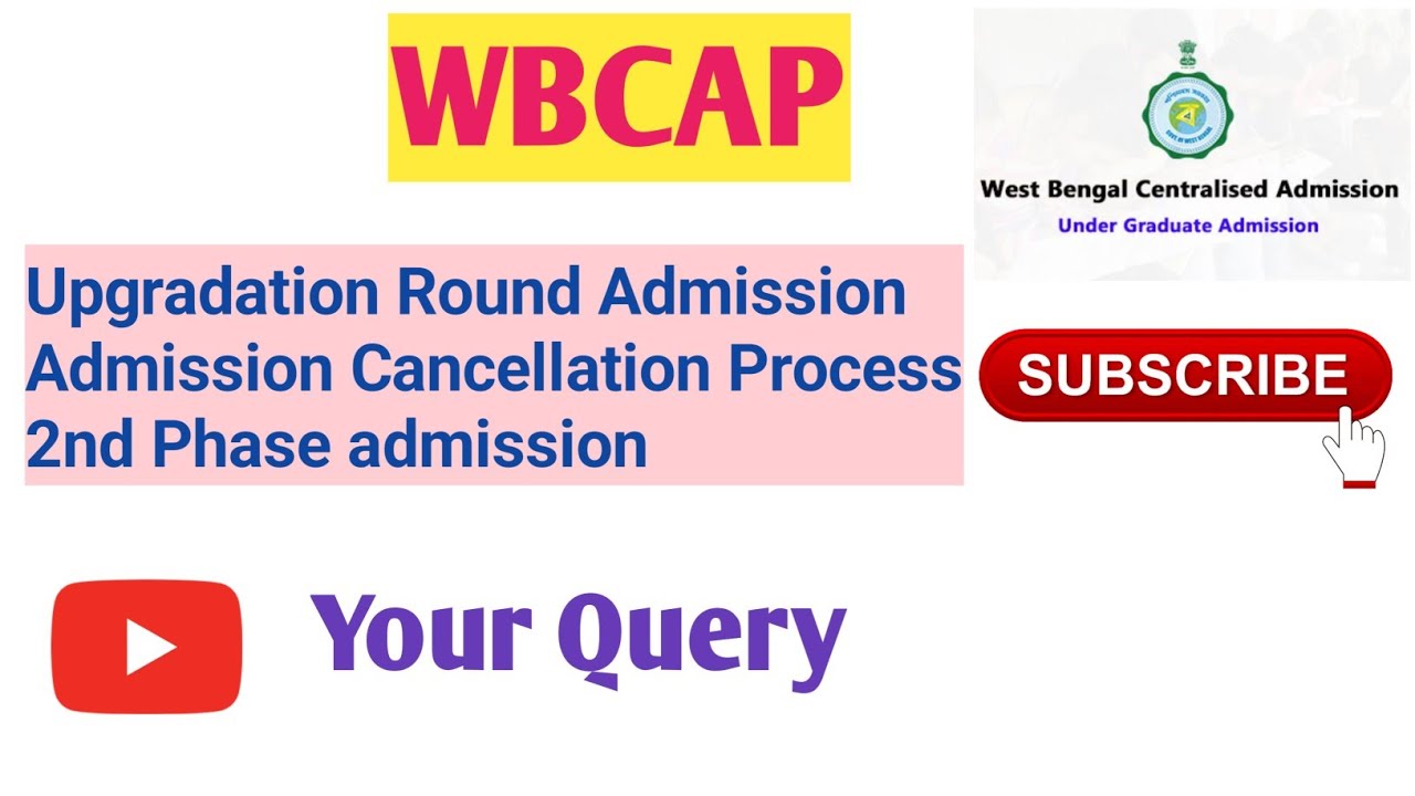 How to cancel Wbcap admission|| WBCAP 2nd phase admission ...