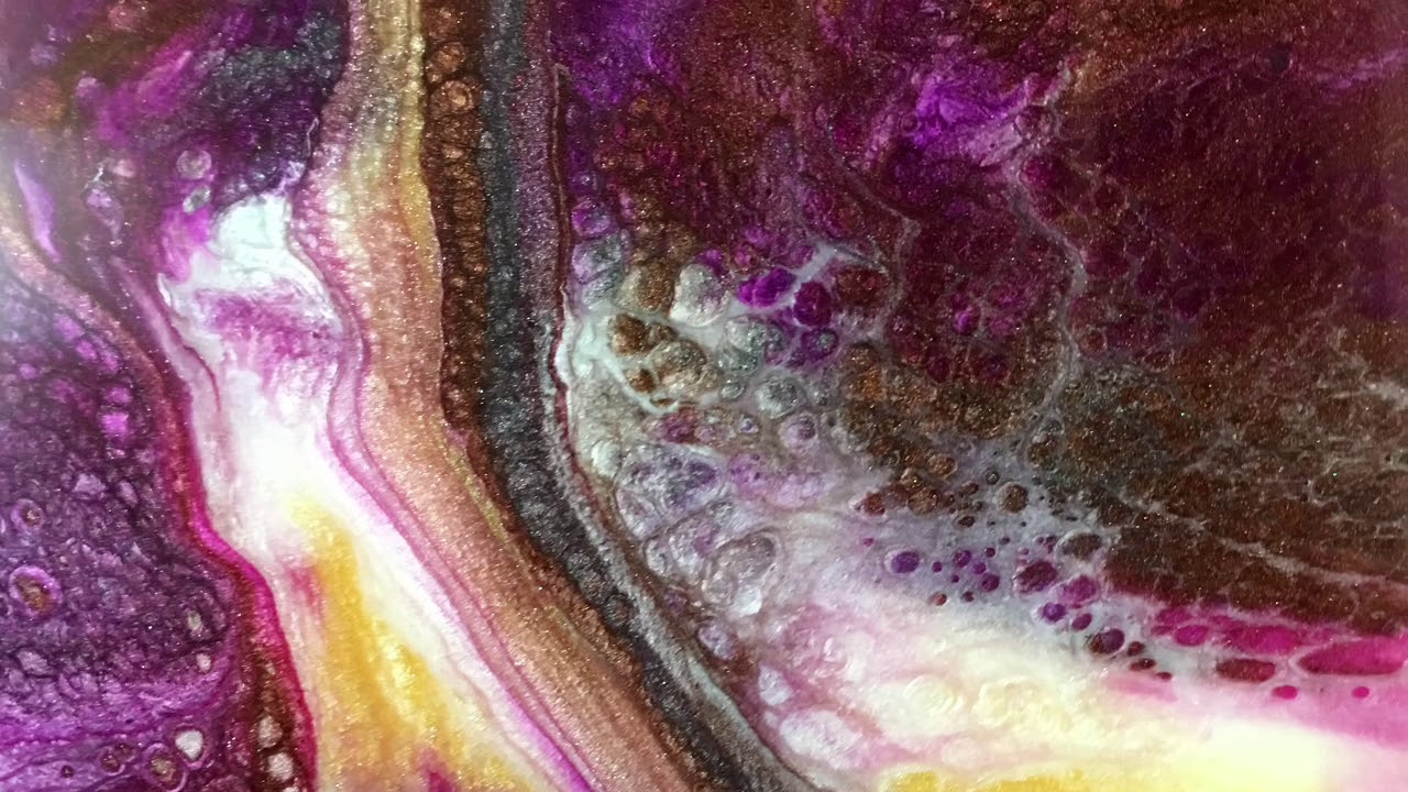 Resin Art Paintings close up look - YouTube