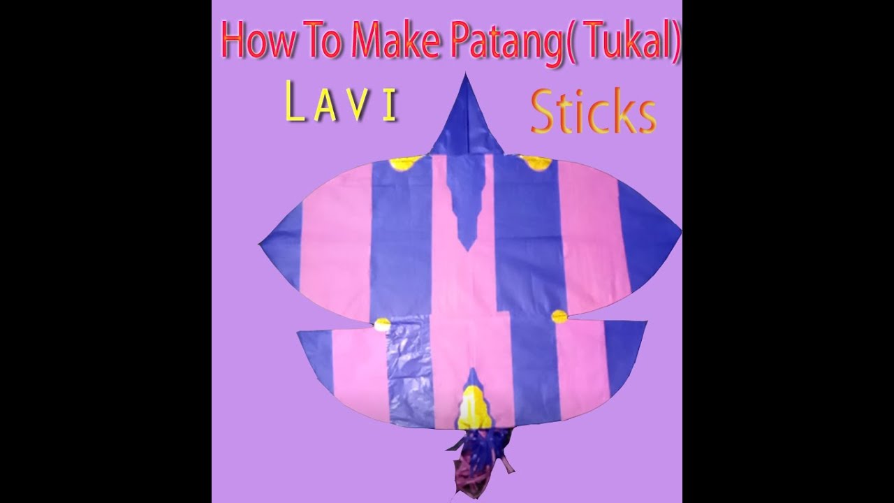 how to make tukal kite | how to make patang at home - YouTube