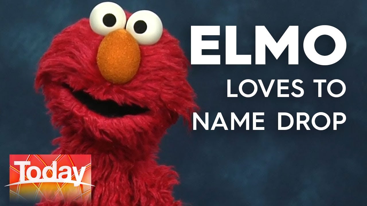 Elmo's hilarious name drops on TODAY | TODAY Show Australia - YouTube
