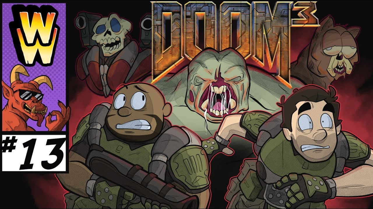 "Cherubs from Hell!'" - Doom 3 (Part 13) - Weekend Warriors! - YouTube