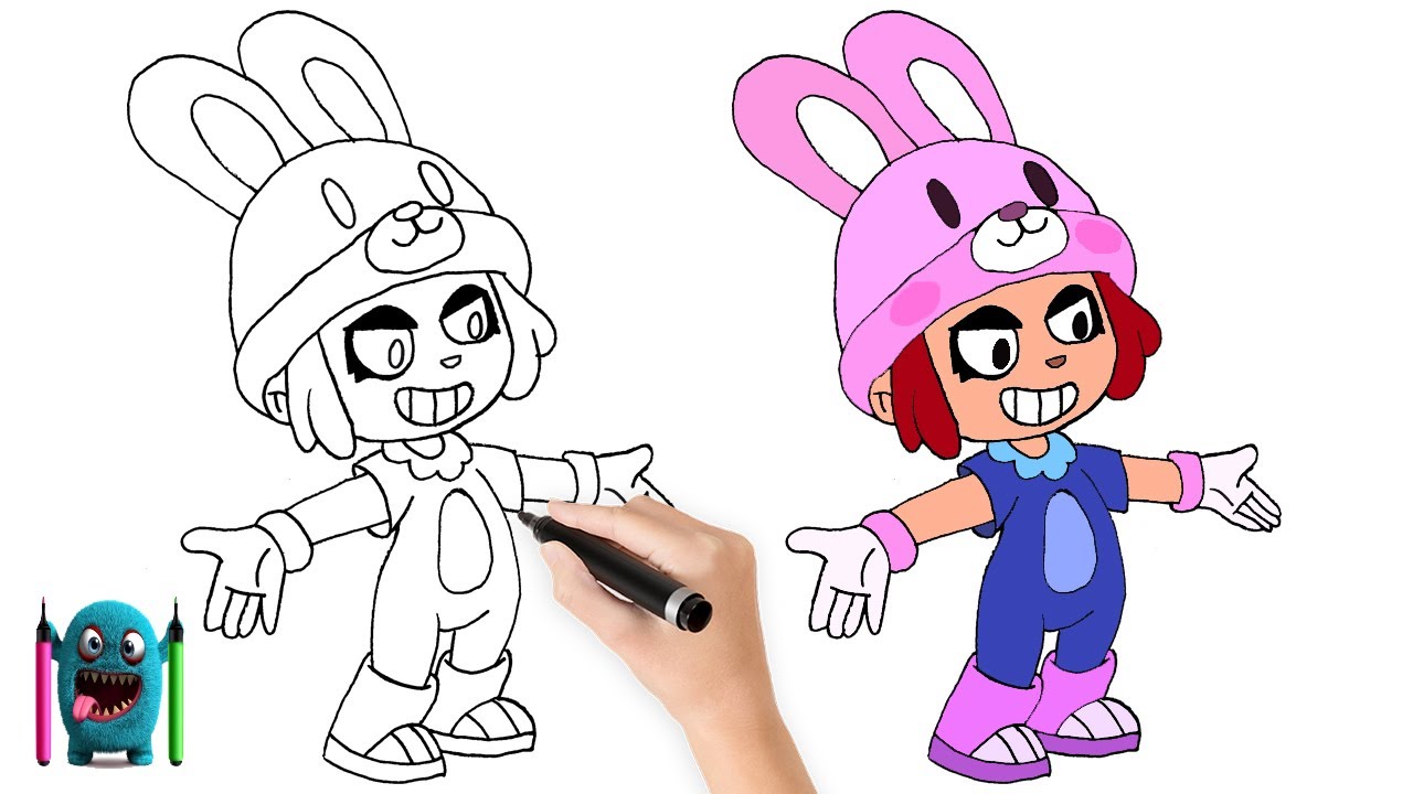 Tavşan (Bunny) Penny Çizimi How to Draw Brawl Stars - YouTube