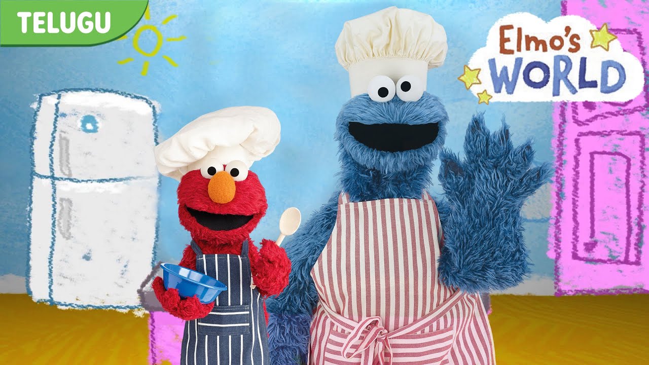 Elmo's Wonderful World | Cooking | వంటలు.. రకాలు.. - YouTube