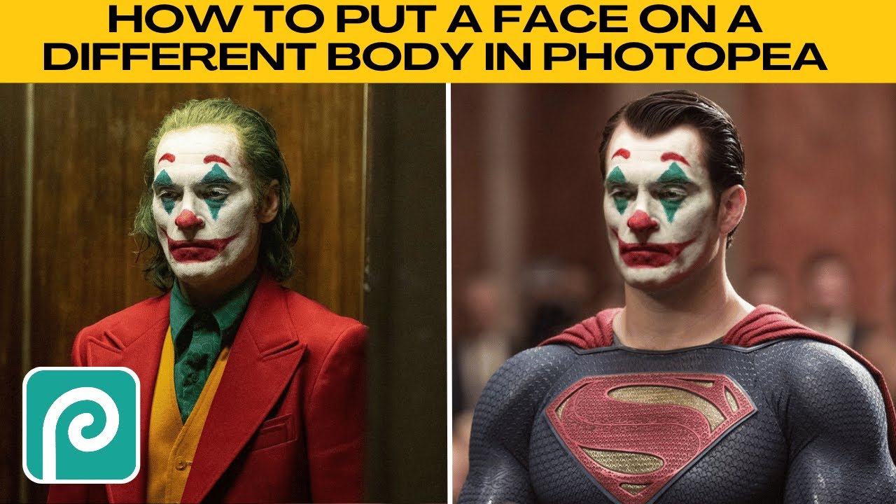 Photopea - Put a Face on a Different Body (Swap Faces Seamlessly) - YouTube