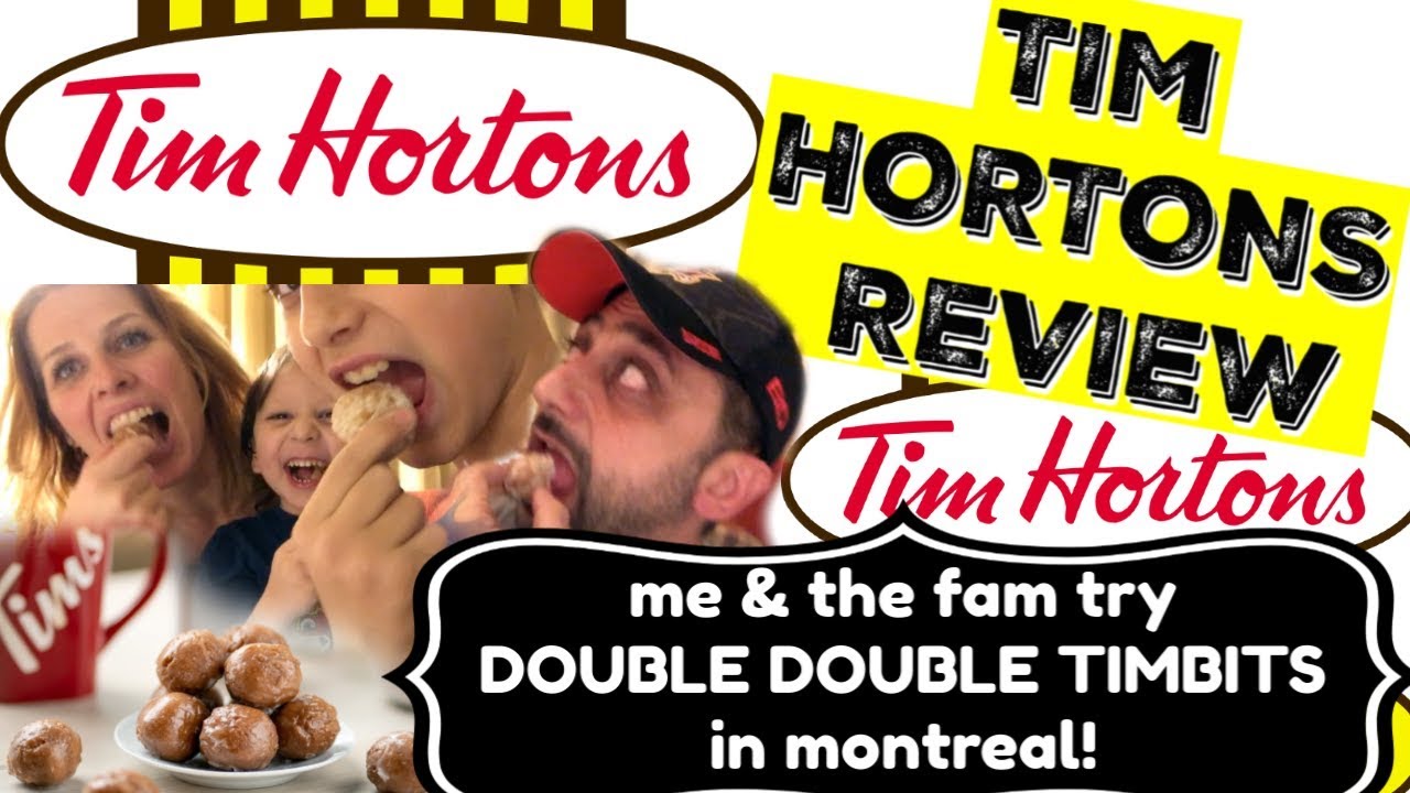 TIM HORTONS REVIEW: Double Double Tim-Bits! - YouTube