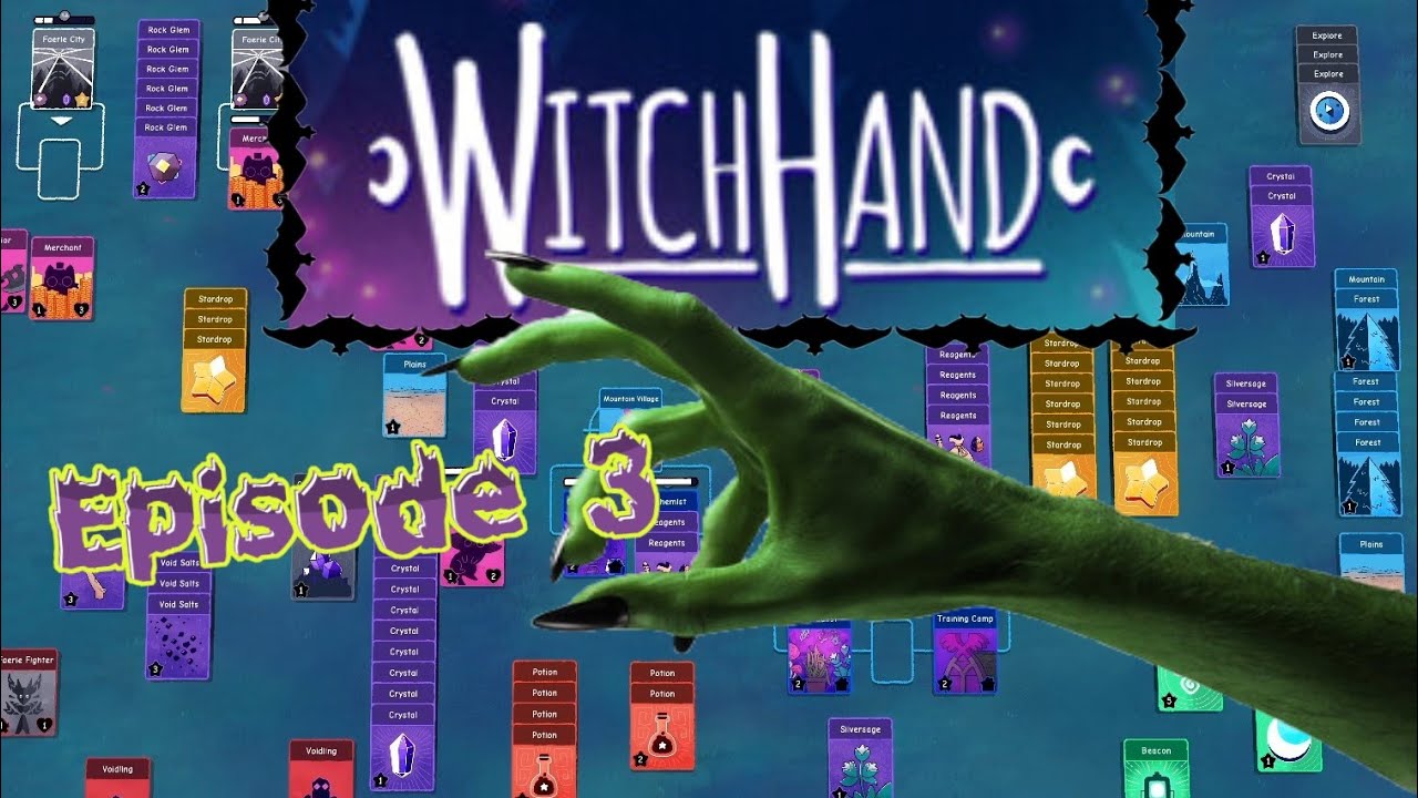 WitchHand | Card-Based Village Builder | EP. 3 - Healing Touch! - YouTube