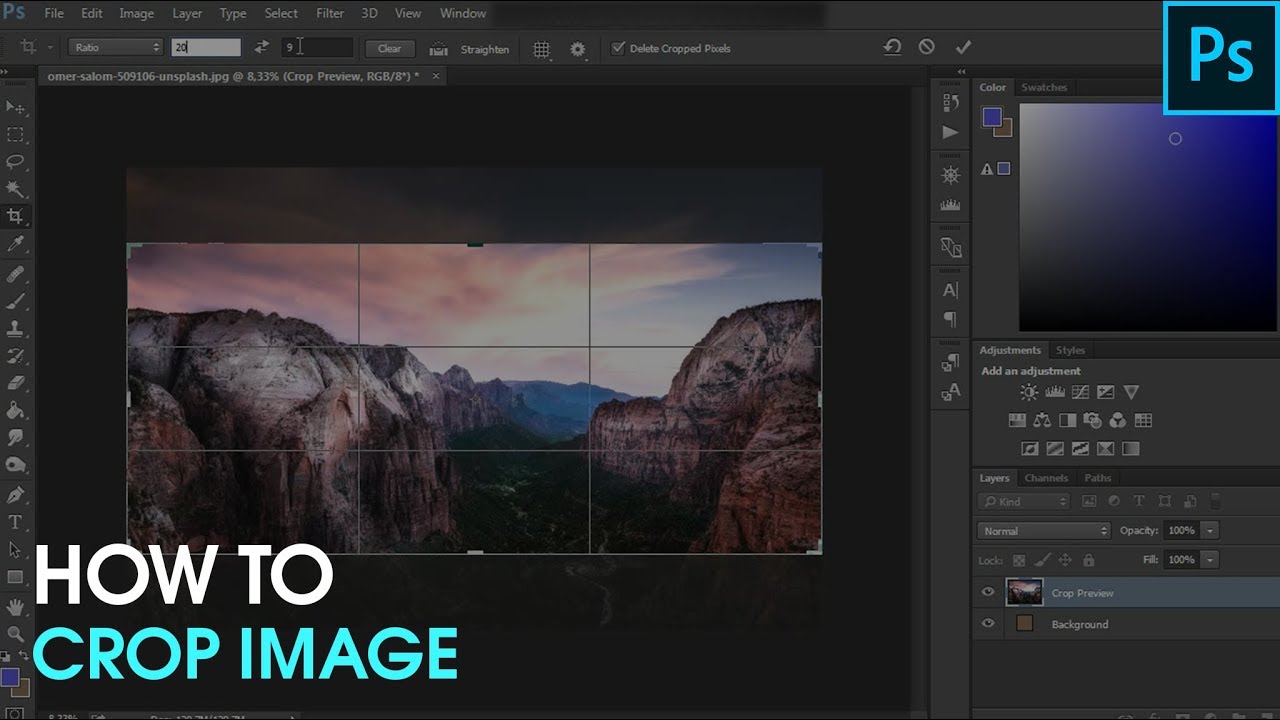 How To Crop An Image In Photoshop YouTube how-to-crop-an-image-in-photoshop-youtube