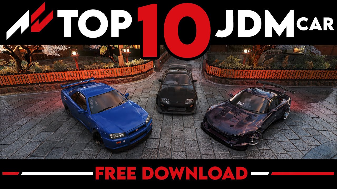 Top 10 BEST Assetto Corsa JDM Car Mods - DOWNLOAD Links - YouTube