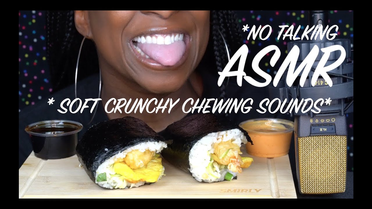 FRIED SHRIMP MUSUBI ASMR ..!! - YouTube