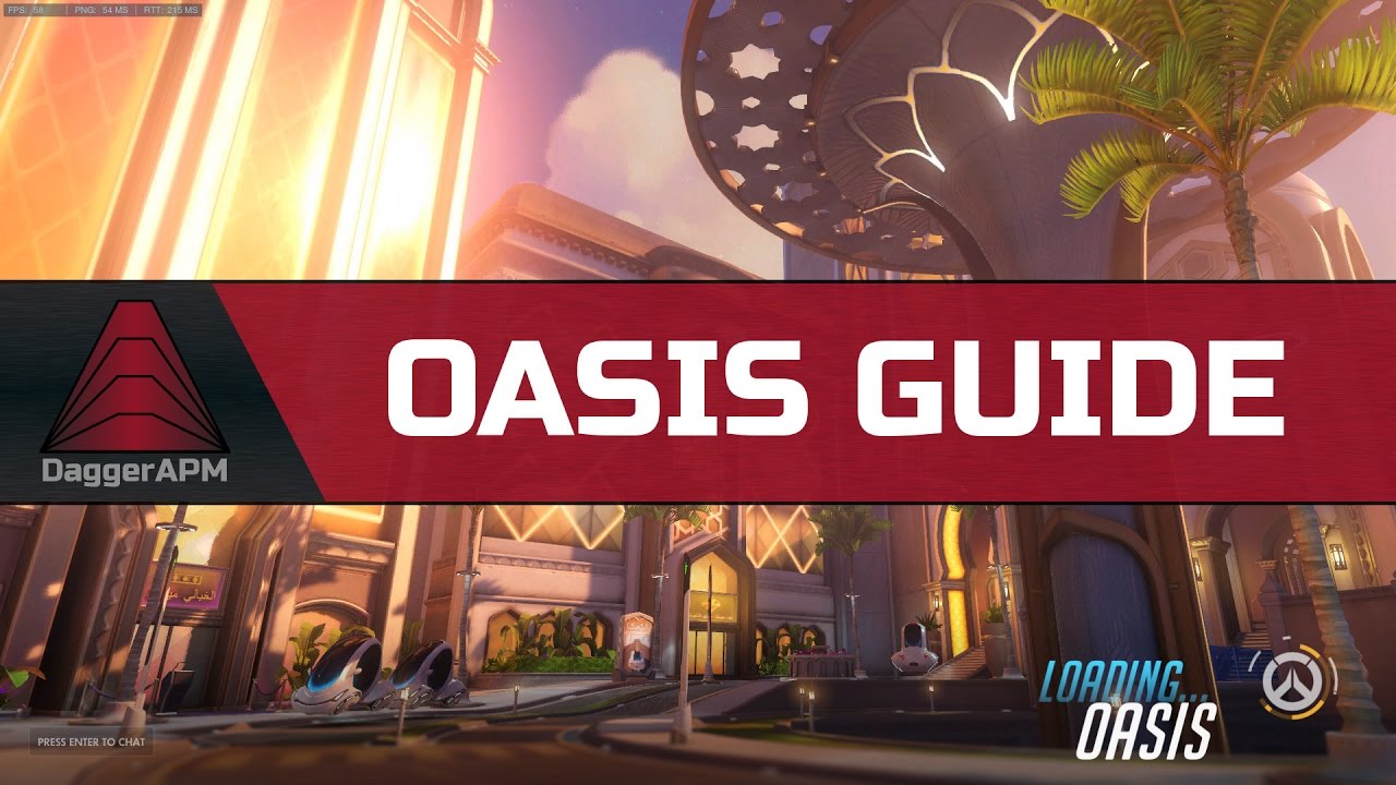 Overwatch: NEW MAP Oasis [Positioning Guide/ First Look] - YouTube