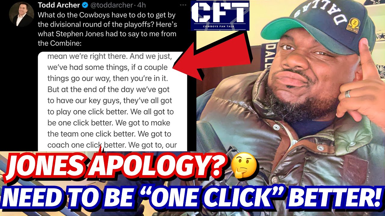 Stephen Jones finally admits he was wrong sort of lol says the Cowboys ...
