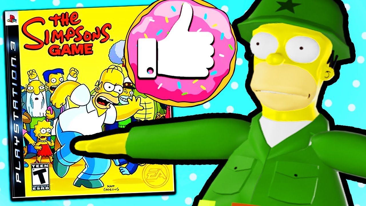 The Simpsons game where you DON'T drive a car - YouTube