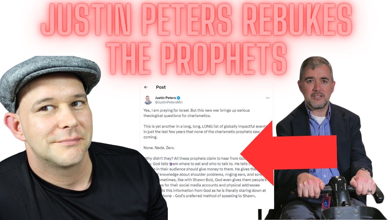 Justin Peters Ministries Tweet on Prophetic Ministry And Them Dropping ...