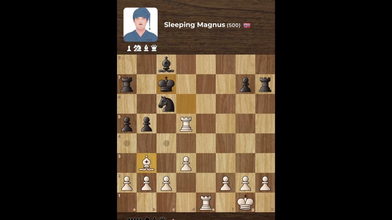 Playing Chess with sleeping MAGNUS! - YouTube