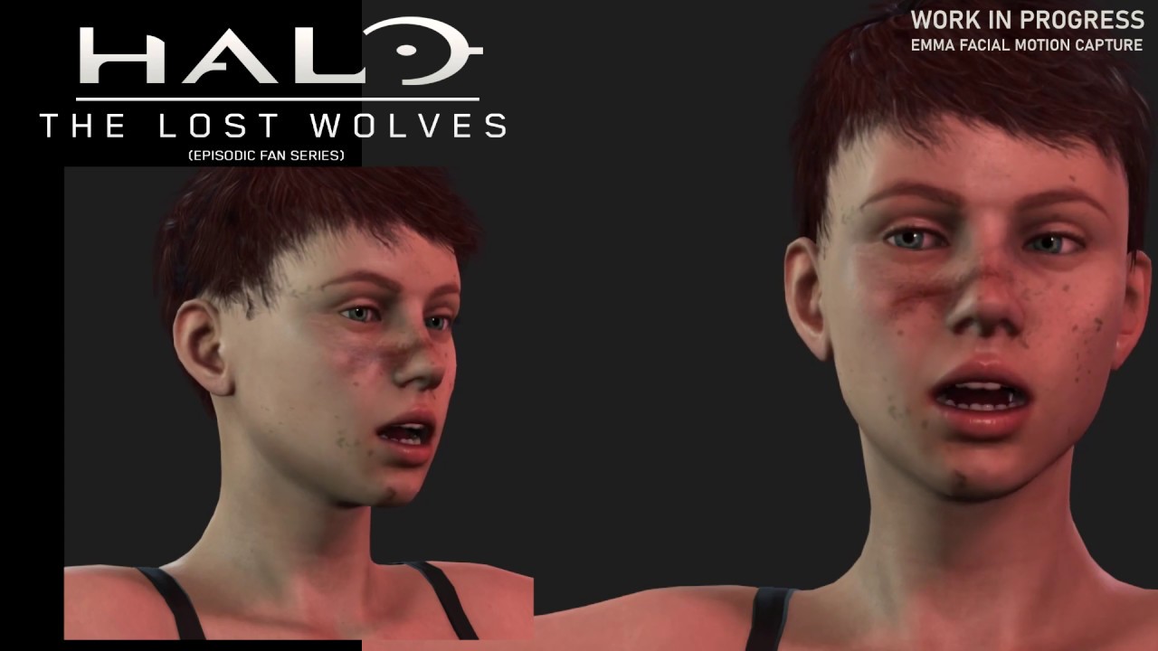Halo: The Lost Wolves BTS - Emma Facial Motion Capture [WIP] [Raw data ...