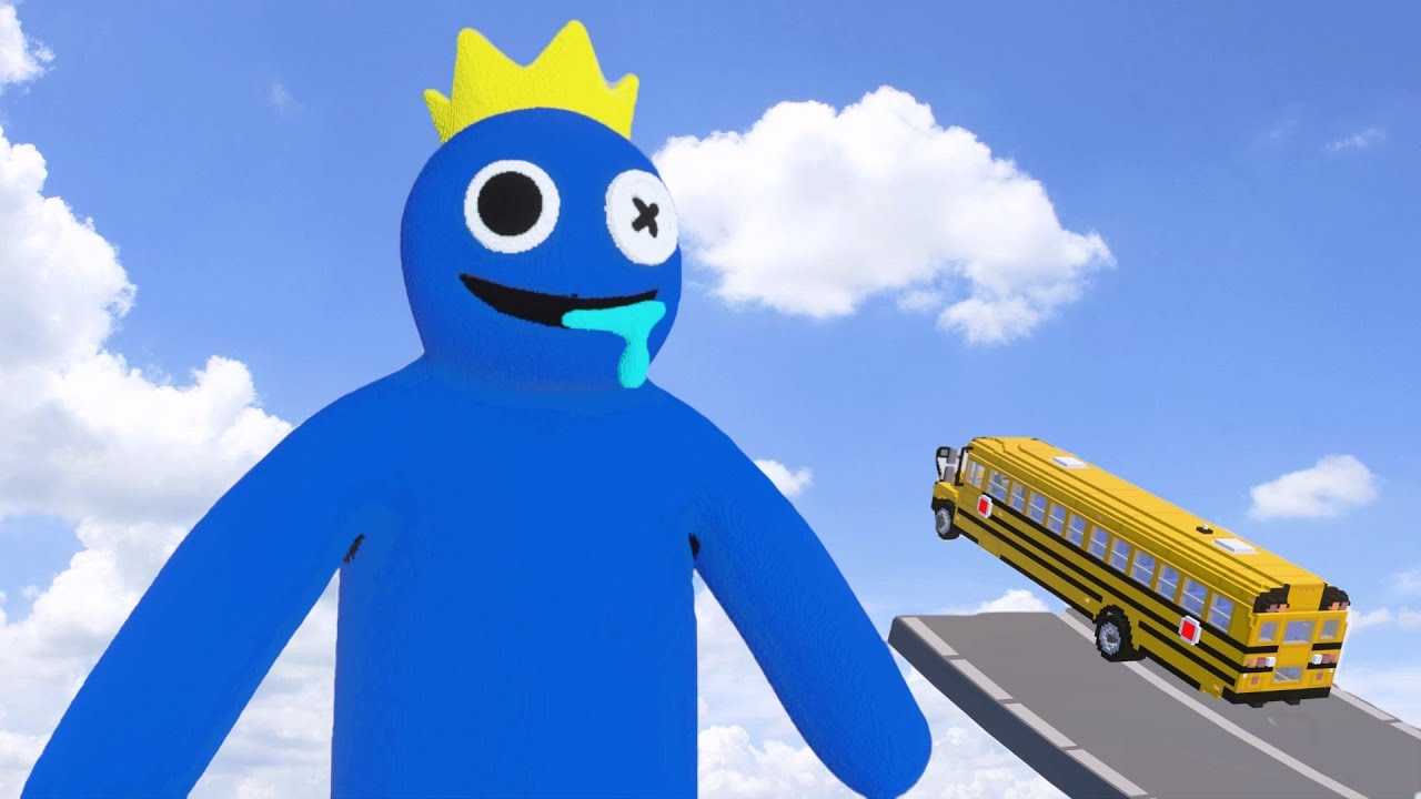 CARS VS RAINBOW FRIENDS - BLUE - Teardown - YouTube