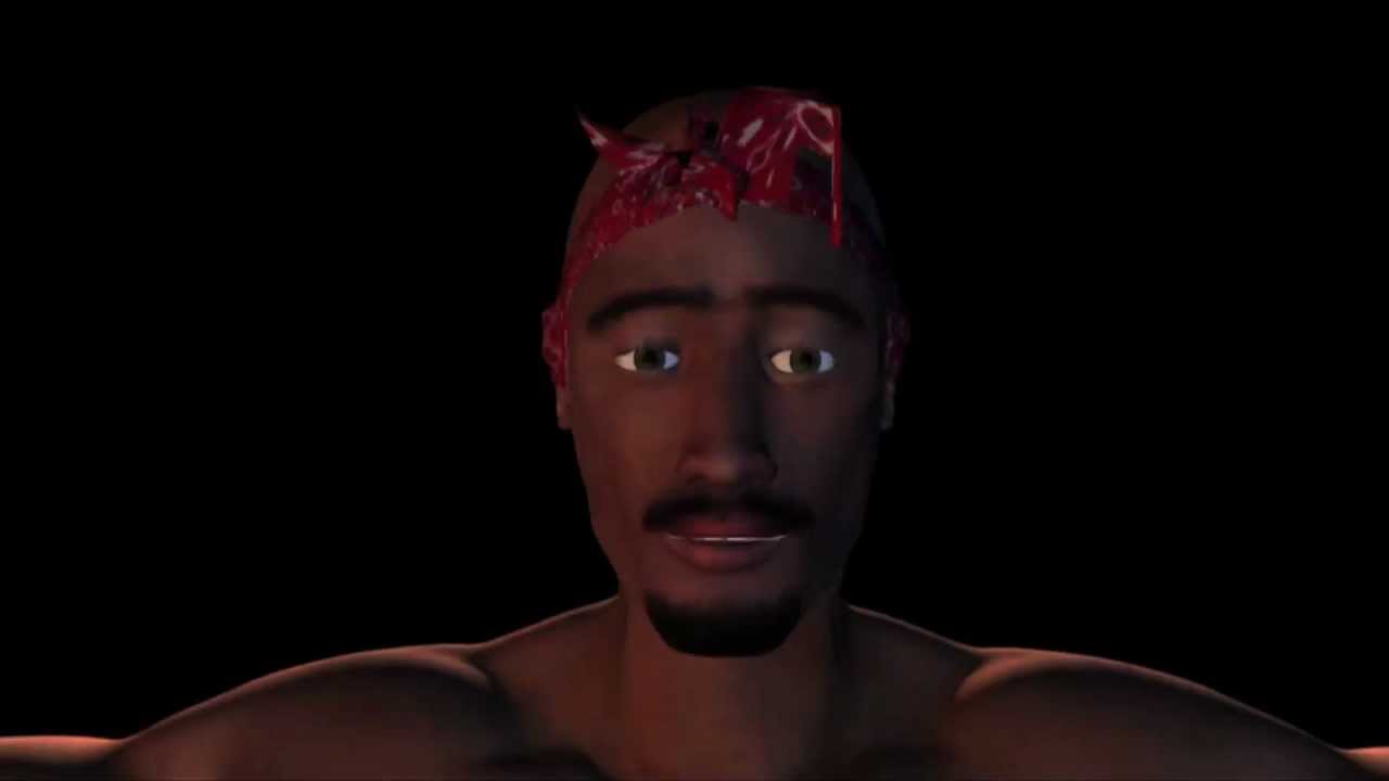 Tupac - I Aint Mad at Cha | 3D Animation Lip Syncing [Face Only] - YouTube