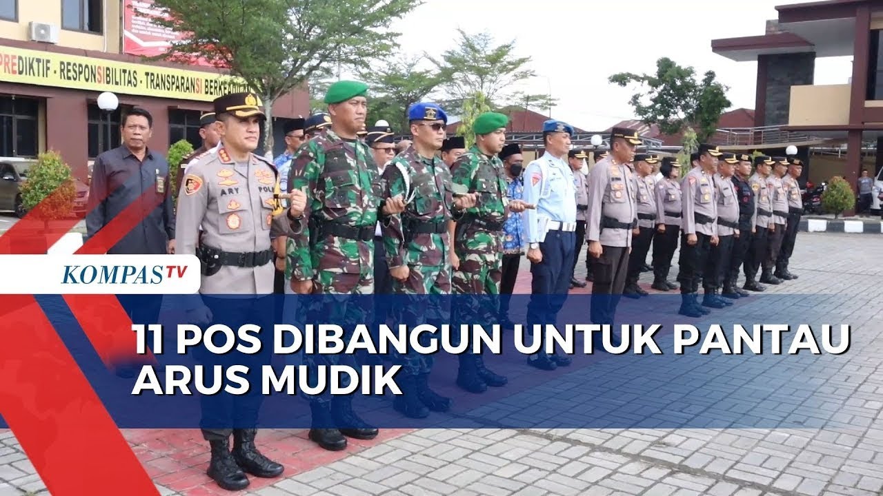 11 Pos Dibangun Untuk Pantau Arus Mudik - YouTube