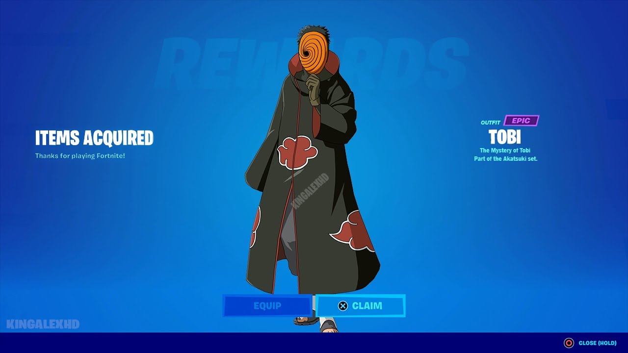 How To Get Tobi Skin Akatsuki Bundle FREE In Fortnite! Unlock Tobi Skin ...