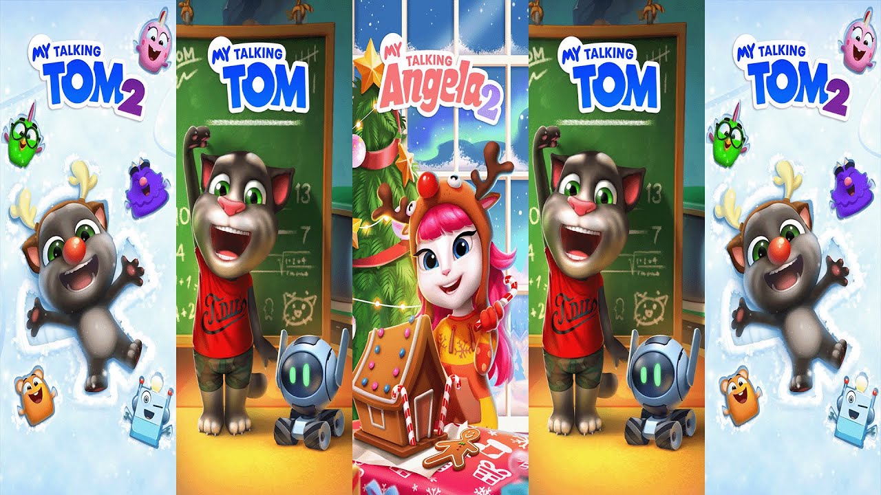 My Talking Tom2 vs My Talking Angela2 vs My Talking Tom Episode3761 Tom ...