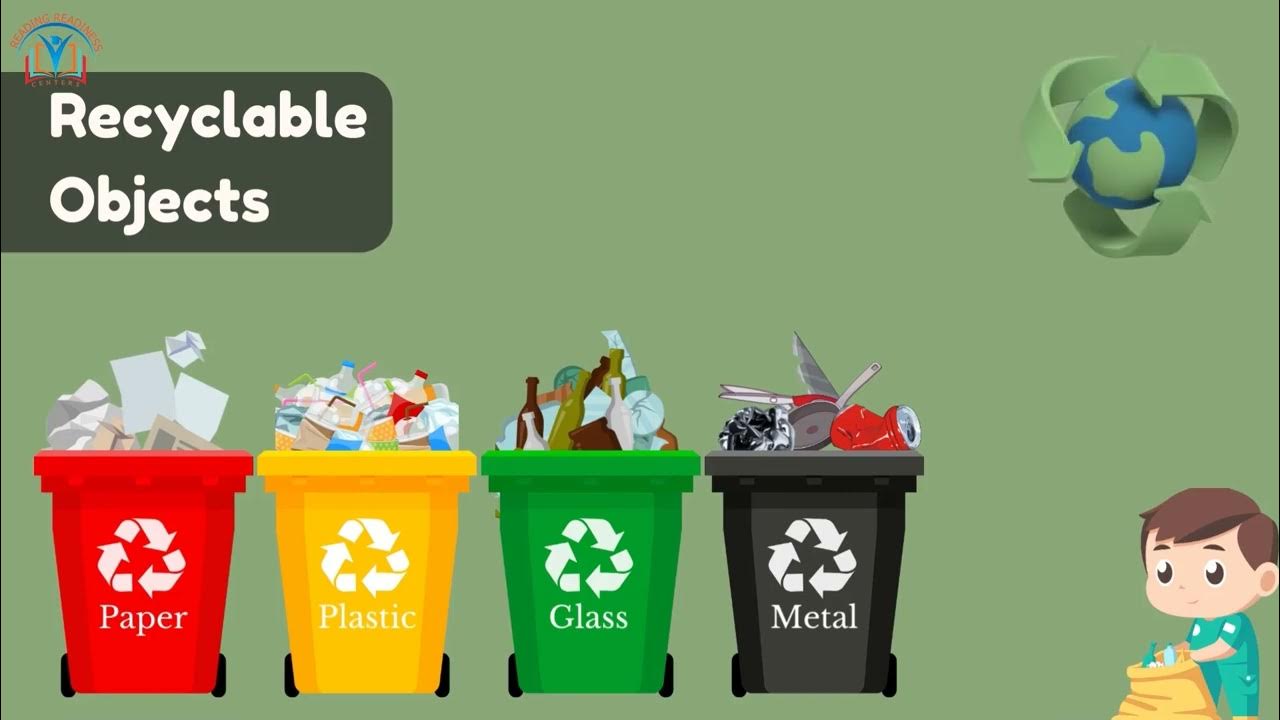 Recycling and Waste Management video lesson for kids - YouTube