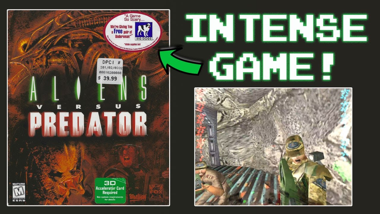 Aliens Versus Predator (Windows, 1999) - Unboxing and Gameplay - YouTube