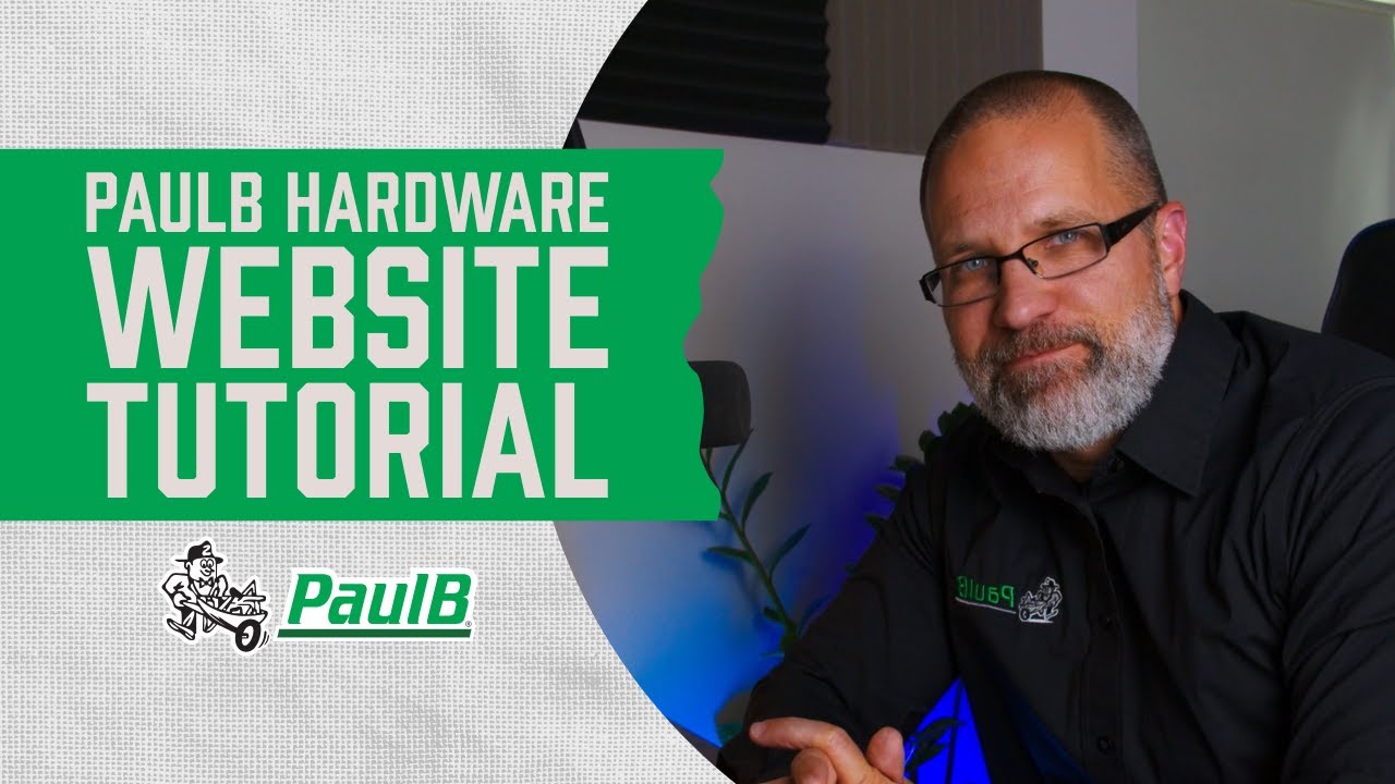 PaulB Hardware Complete Website Tutorial - YouTube