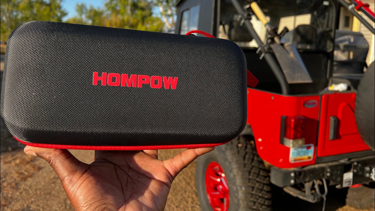HomPow Jump Starter Power Bank, Emergency LED Light. Swiss Army Knife ...