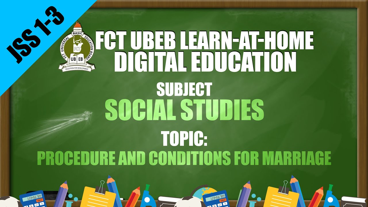 SOCIAL STUDIES JSS1 3 PROCEDURE AND CONDITIONS FOR MARRIAGE YouTube social-studies-jss1-3-procedure-and-conditions-for-marriage-youtube