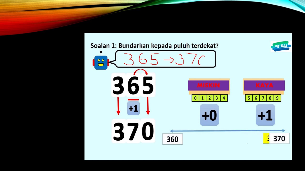 MATEMATIK TAHUN 2 ( BUNDAR NOMBOR ) - YouTube