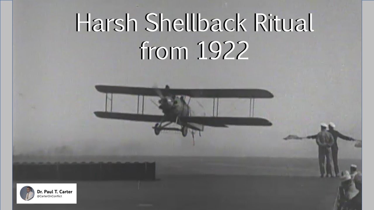 Harsh Shellback Ritual From 1922 - YouTube