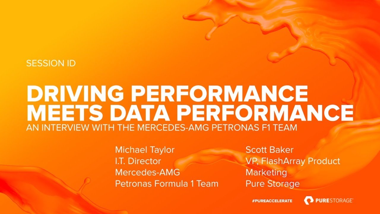 Driving Performance Meets Data Performance - YouTube