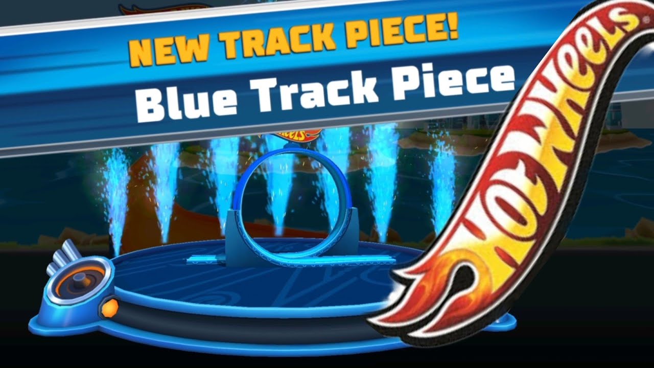 GAMEPLAY: HOT WHEELS UNLIMITED | HOT WHEELS LOOP BLUE TRACK PIECE ...