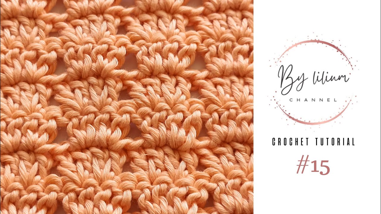 Crochet stitch tutorial #15 | How to crochet free pattern | Easy and ...