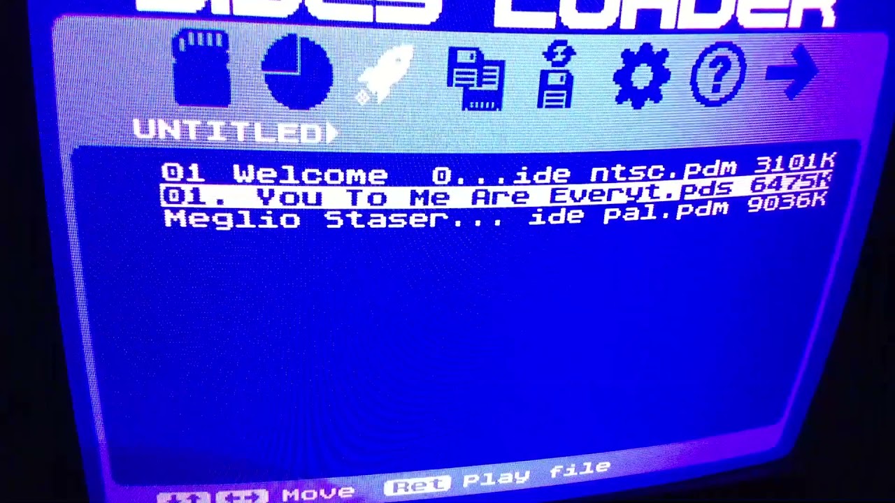 Atari SIDE3 PDM playback issue with old/slow SD card - YouTube