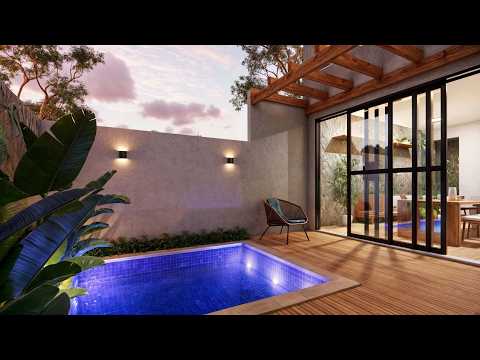 PROJETO DE SOBRADO MEIO LOTE 5X25 | 3 QUARTOS SENDO 1 SUÍTE | PISCINA COM DECK