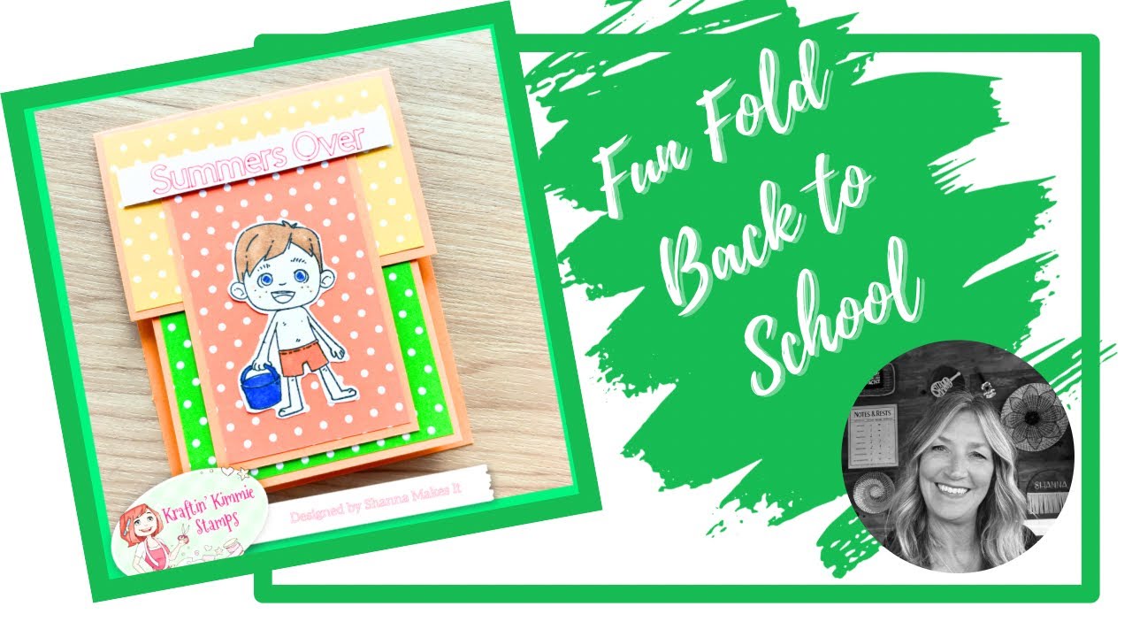 Fun fold Back to school card! - YouTube
