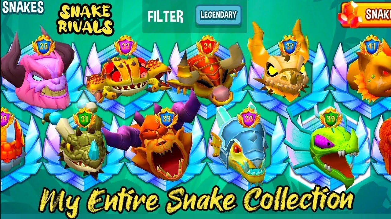 SNAKE RIVALS : MY ENTIRE SNAKE COLLECTIONS! - YouTube