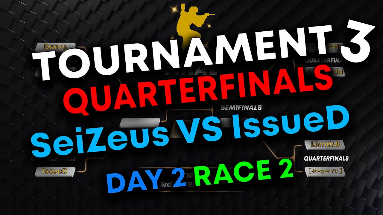 SeiZeus VS IssueD - QUARTERFINALS - TOURNAMENT 3 - Day 2 Race 2 - Bhop ...