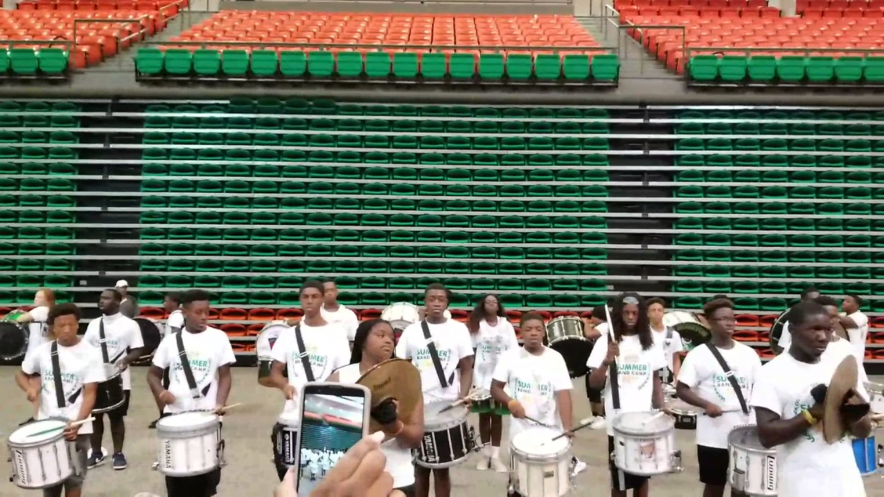 Famu Band Camp Percussion "Dance Routine Beats" (2017) - YouTube